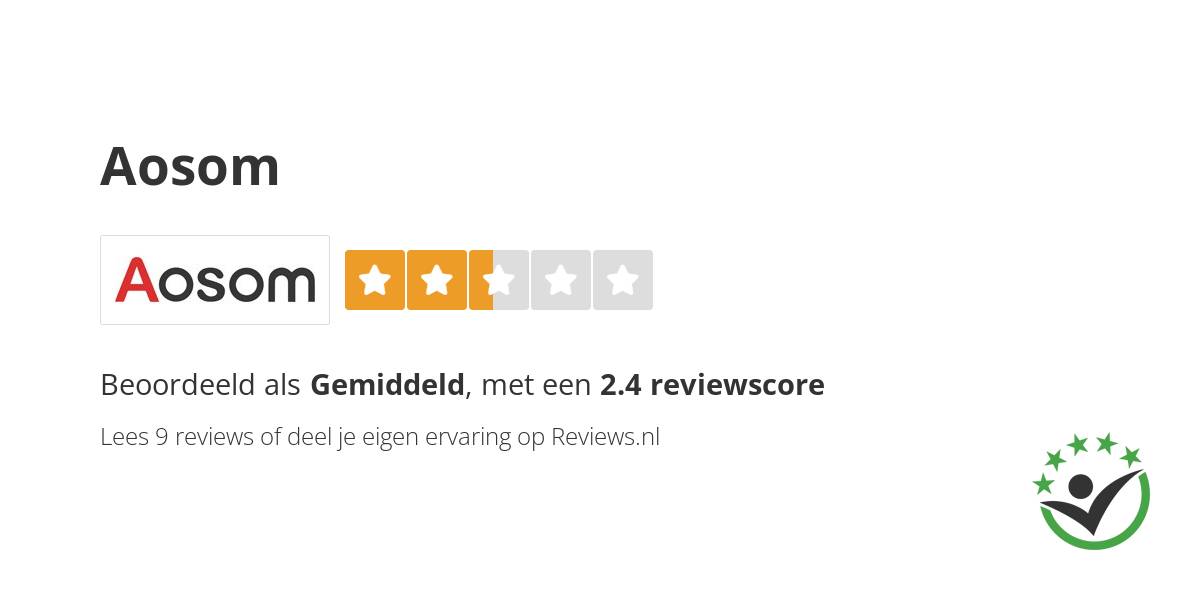 Aosom reviews - 7 ervaringen
