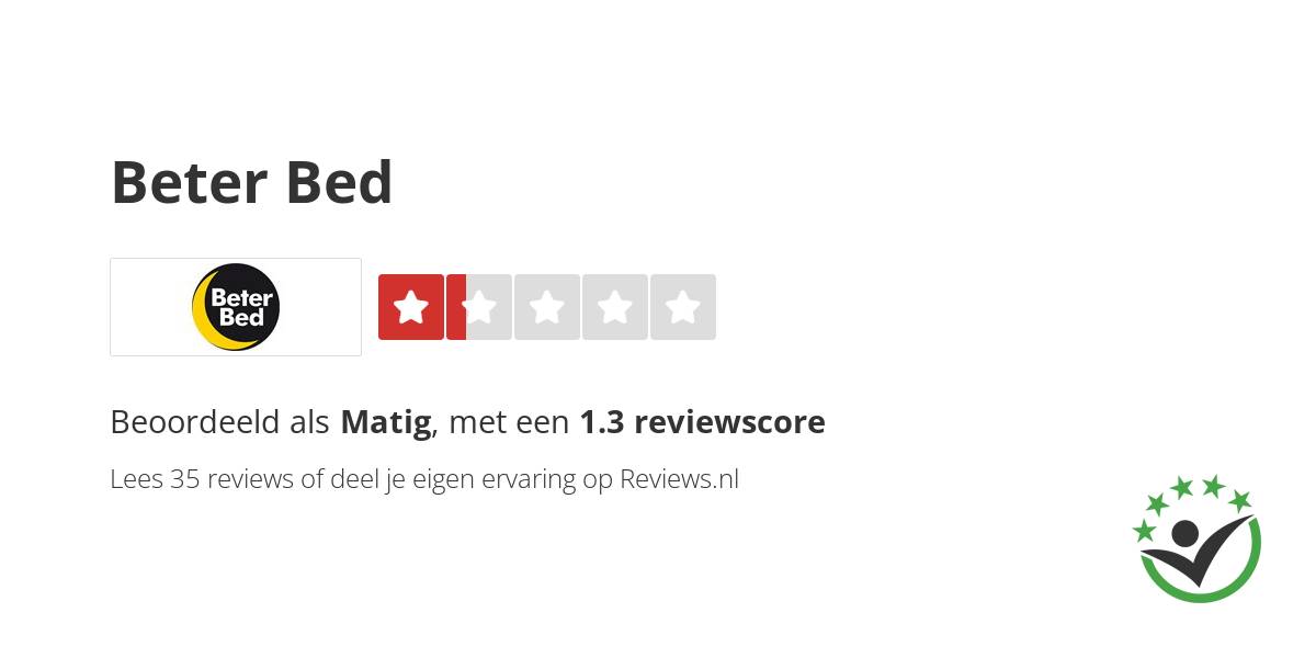 Beter Bed reviews - 34 ervaringen