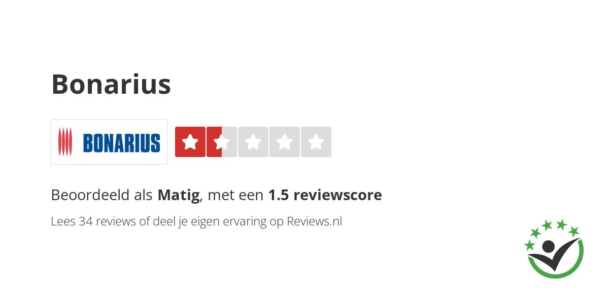Bonarius reviews - 33 ervaringen