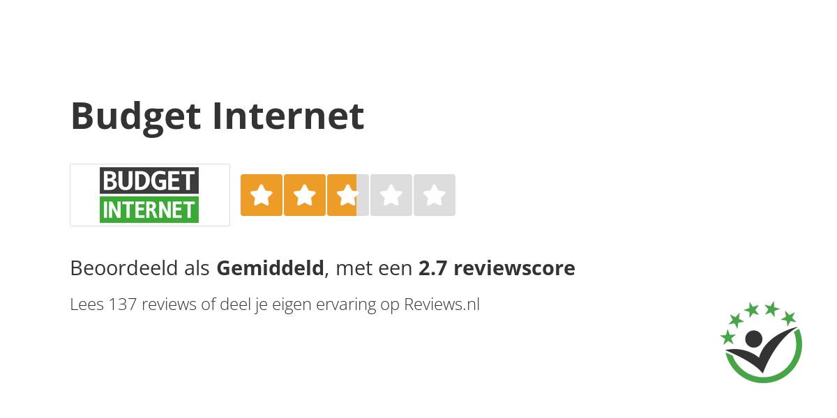 Budget Internet reviews - 137 ervaringen