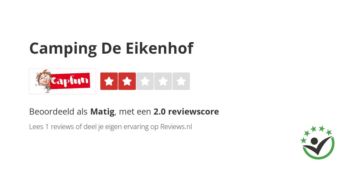 Camping De Eikenhof reviews - 1 ervaring