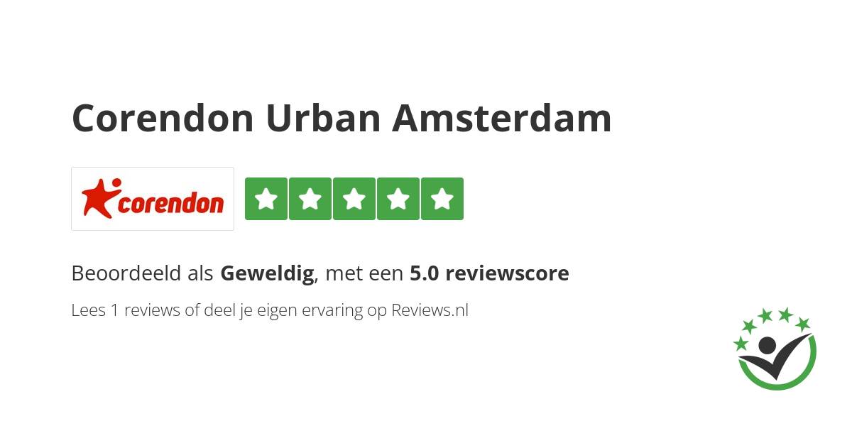 Corendon Urban Amsterdam reviews - 1 ervaring