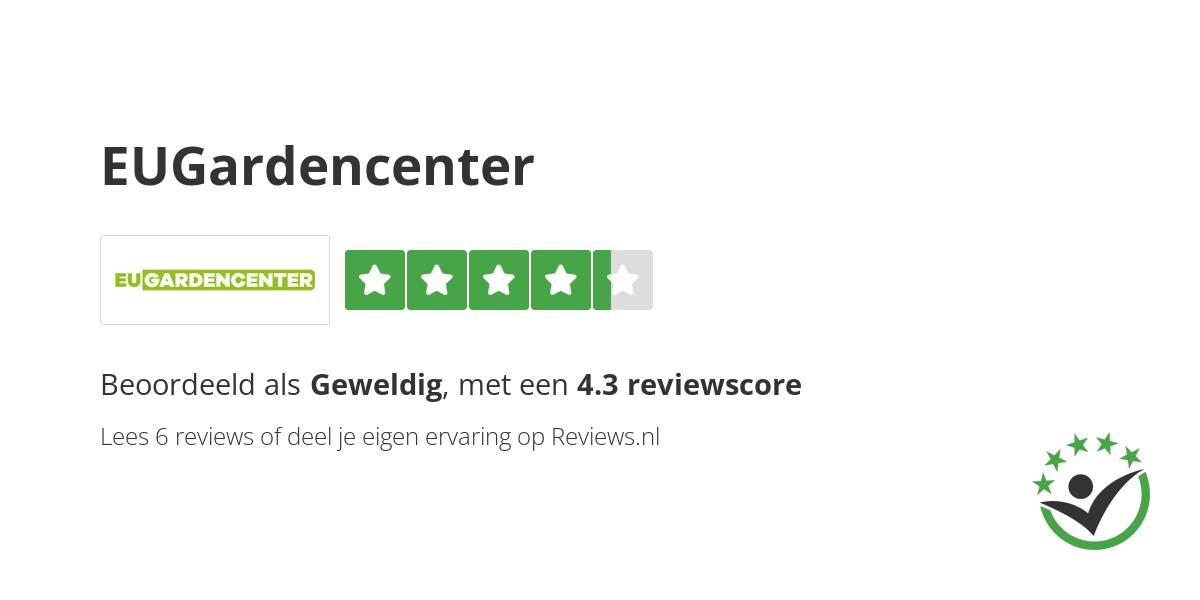 EUGardencenter reviews - 5 ervaringen