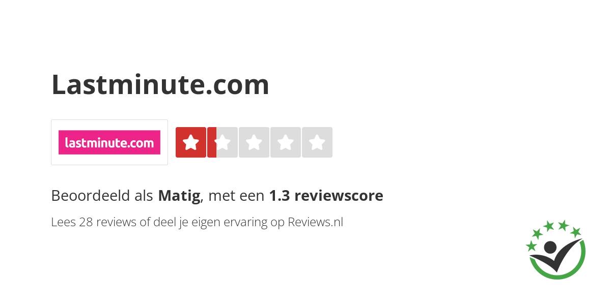 Lastminute.com reviews - 27 ervaringen