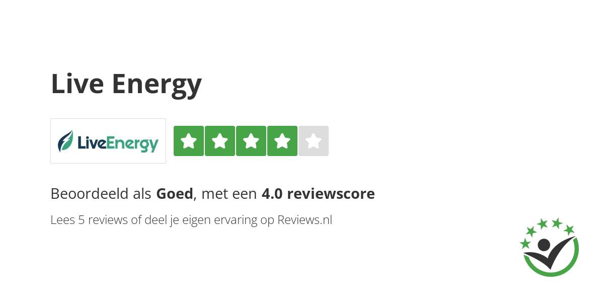 Live Energy reviews - 5 ervaringen