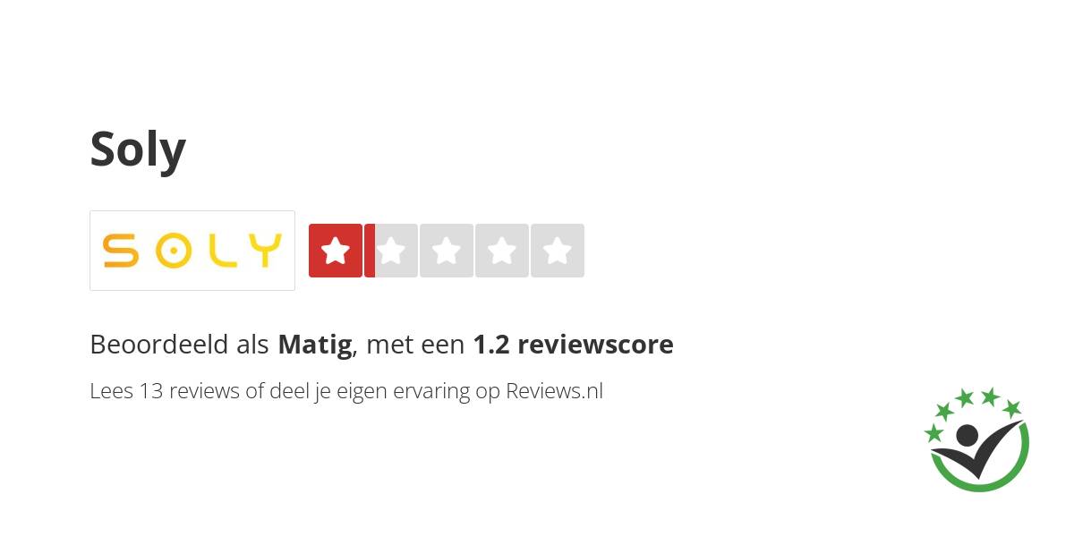 Soly reviews - 13 ervaringen