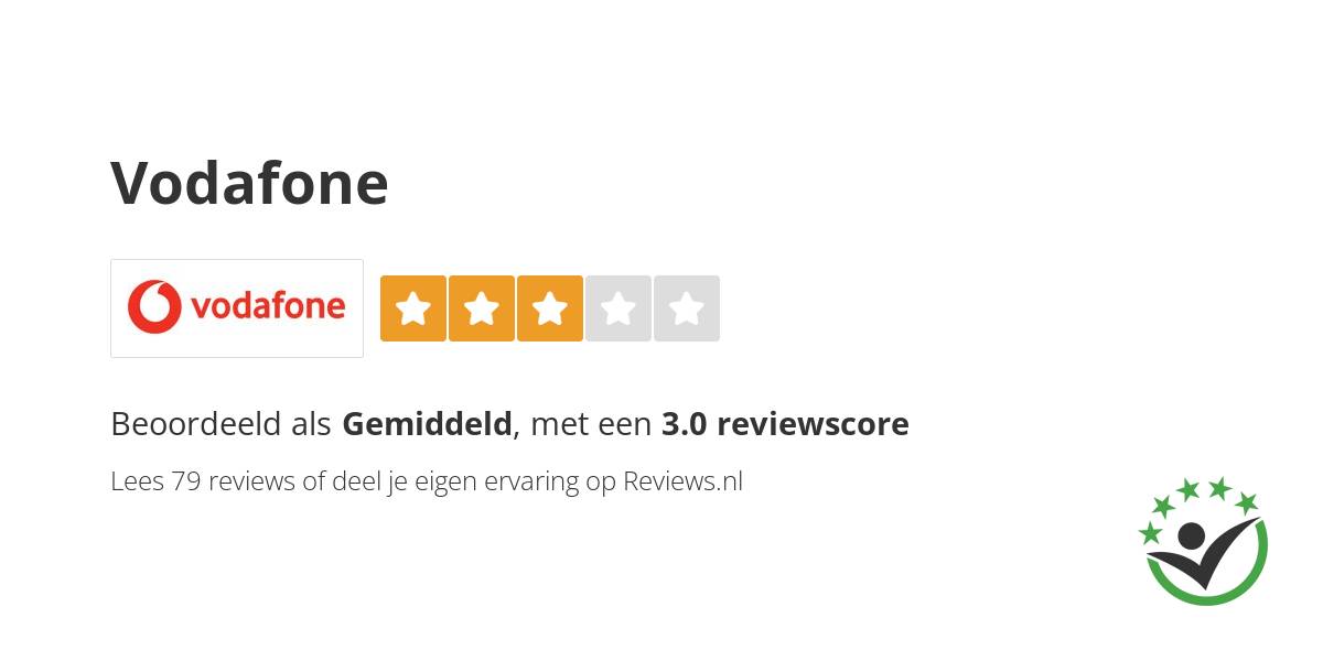 Vodafone reviews - 76 ervaringen